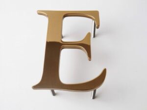 BRONZE LETTERS – CAST BRONZE LETTERS